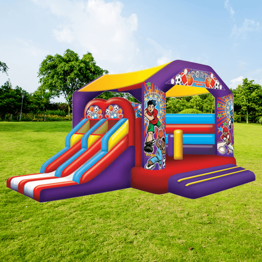 Interactive Sports Jumping Castle Hire | Jumping Rascals