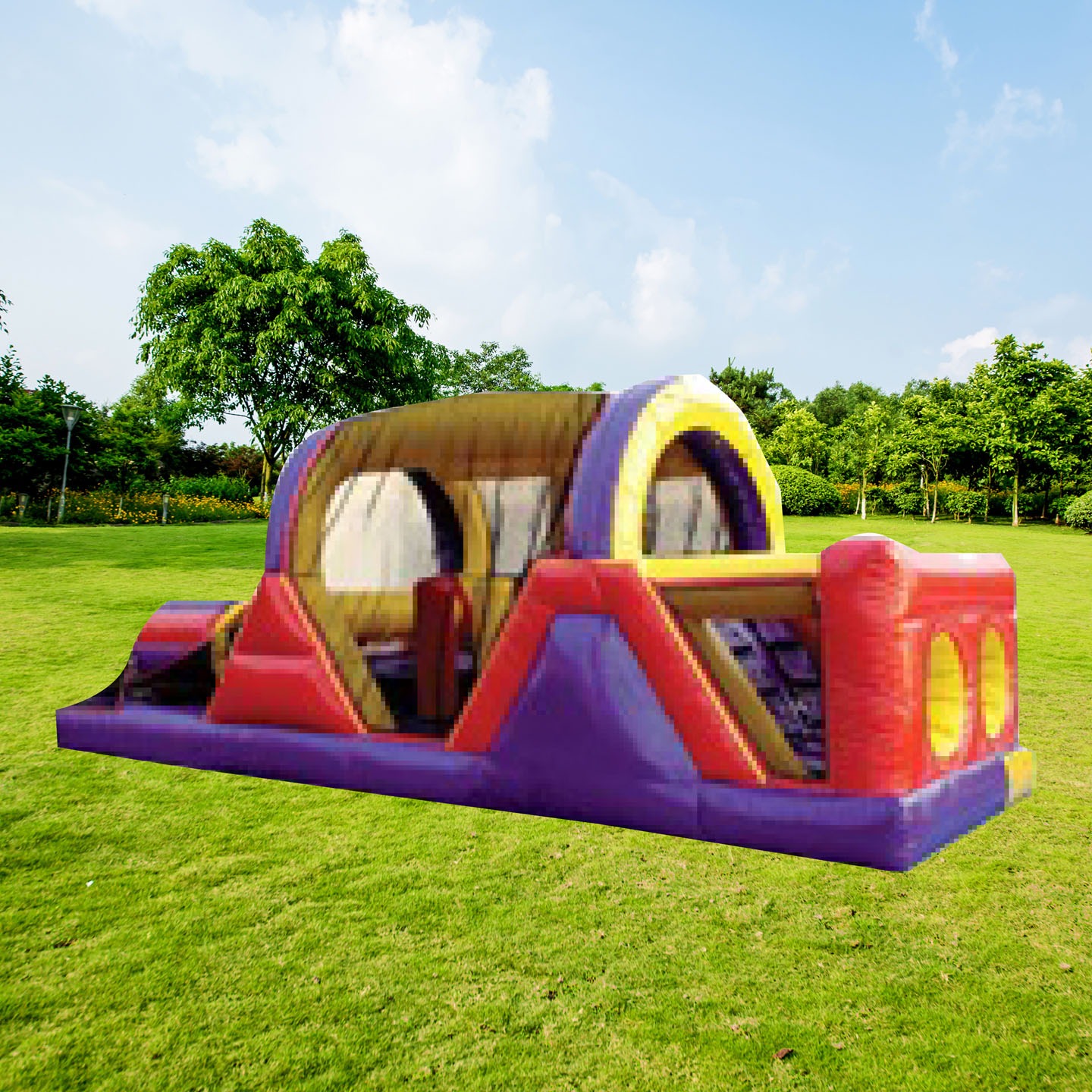 Obstacle Course Jumping Castle For Hire | Jumping Rascals