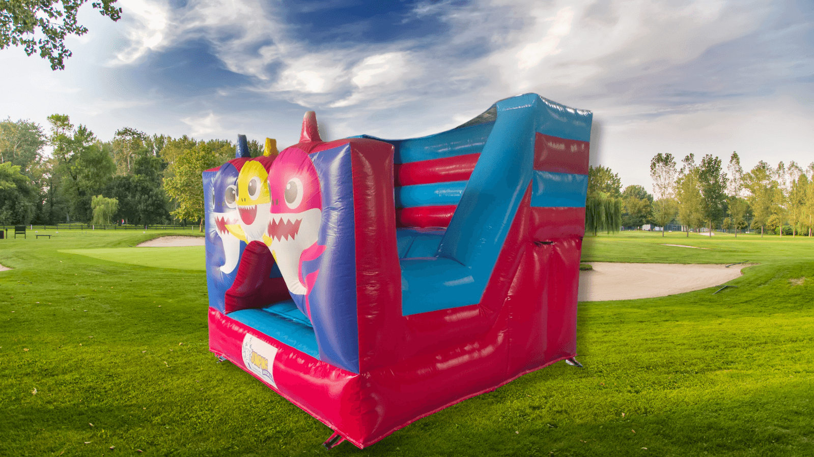Baby Shark Jumping Castle Hire | Jumping Rascals