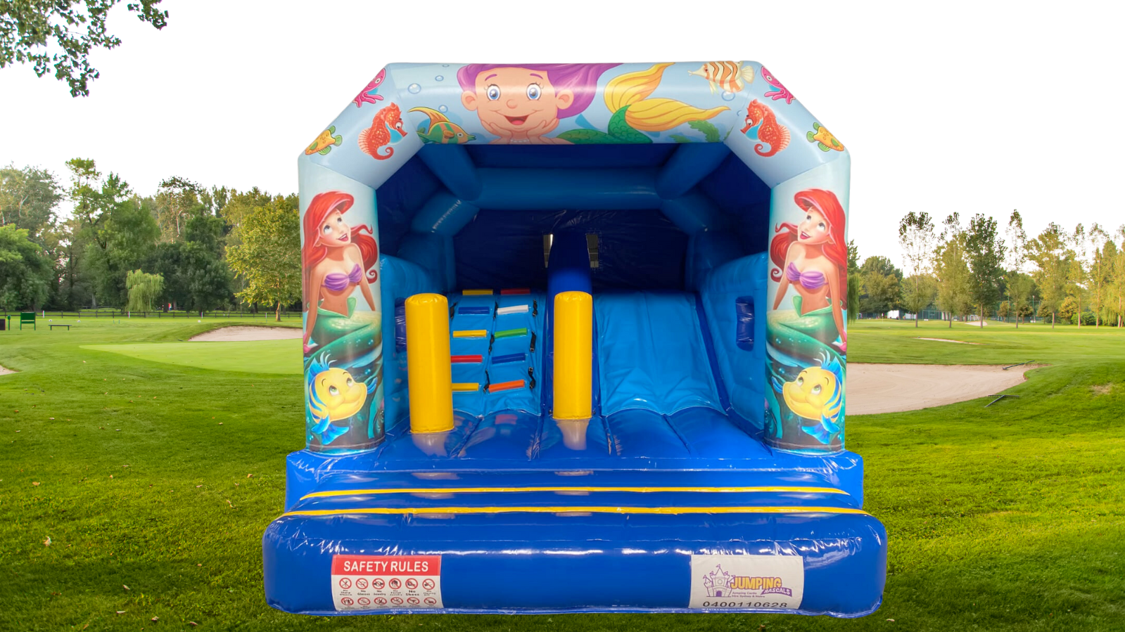 Little Mermaid Jumping Castle Hire | Jumping Rascals