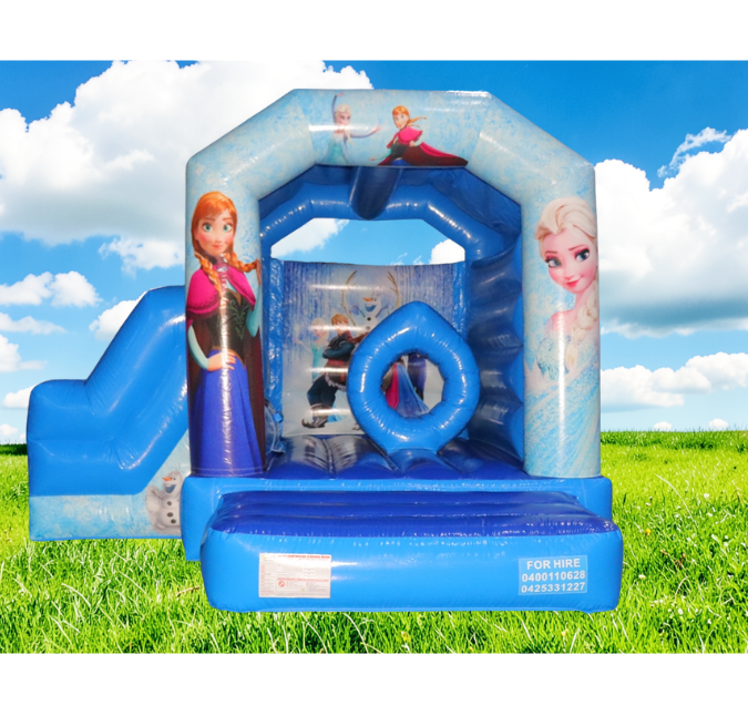 Frozen Combo Jumping Castle Hire | Jumping Rascals